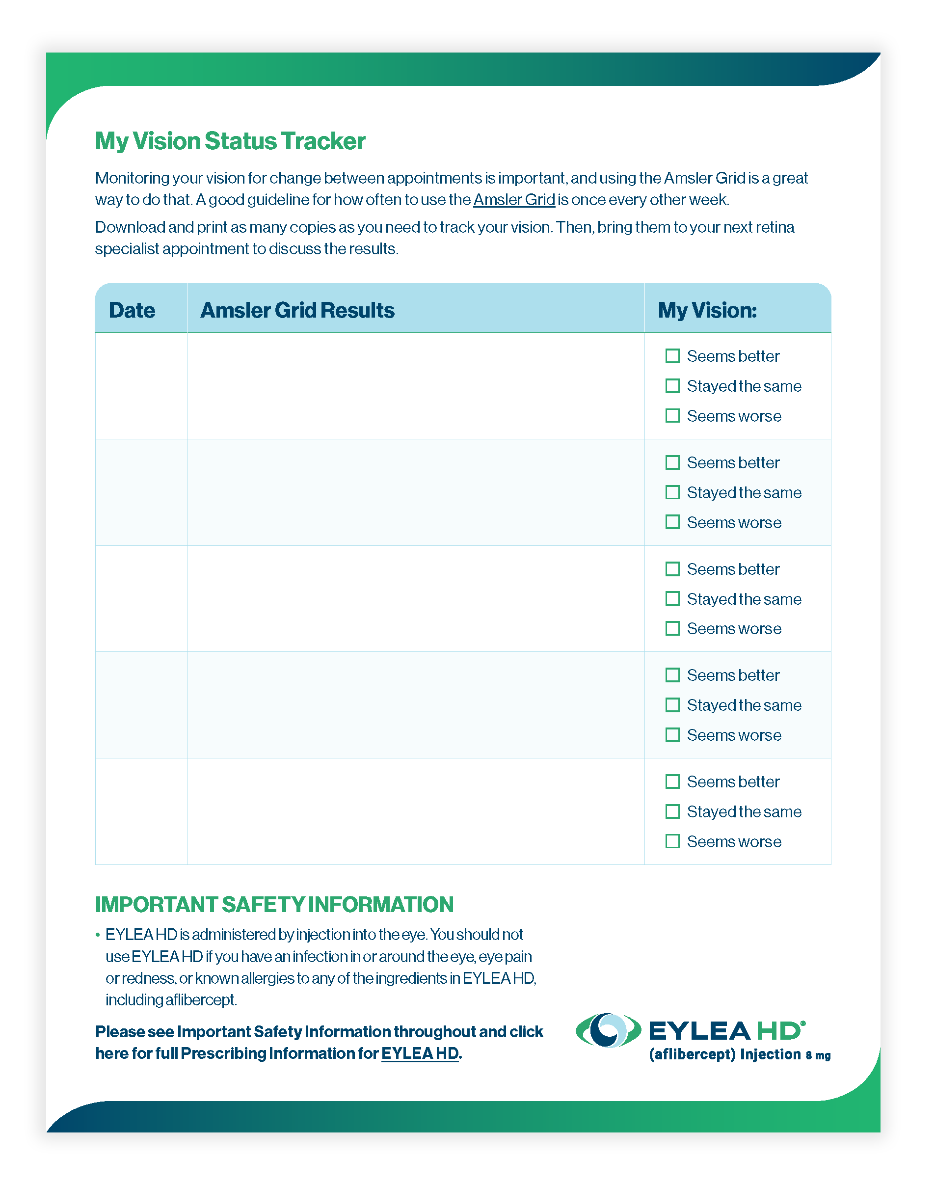 EYLEA® HD (aflibercept) Injection 8 mg